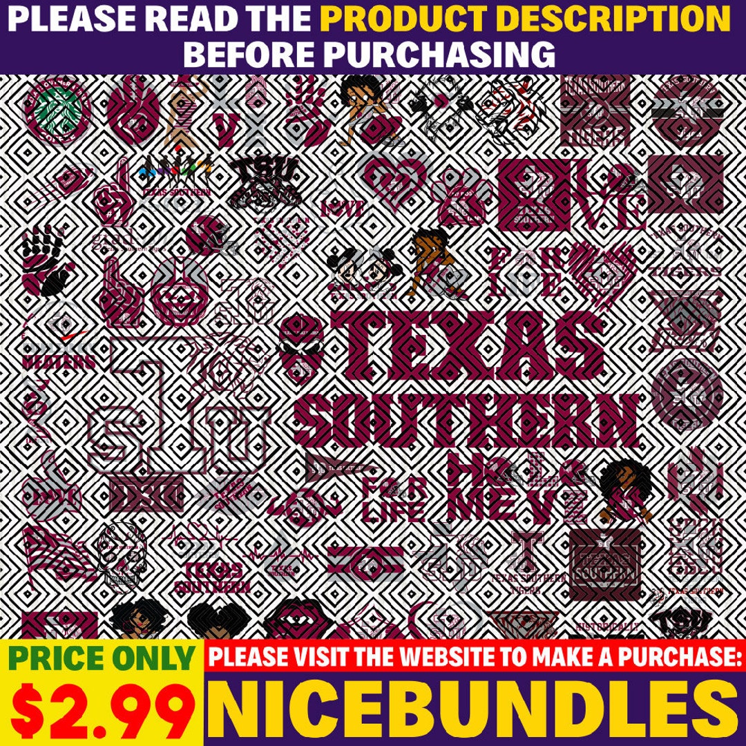 67 Files Texas-southern-tigers Team Bundle Svg - Etsy