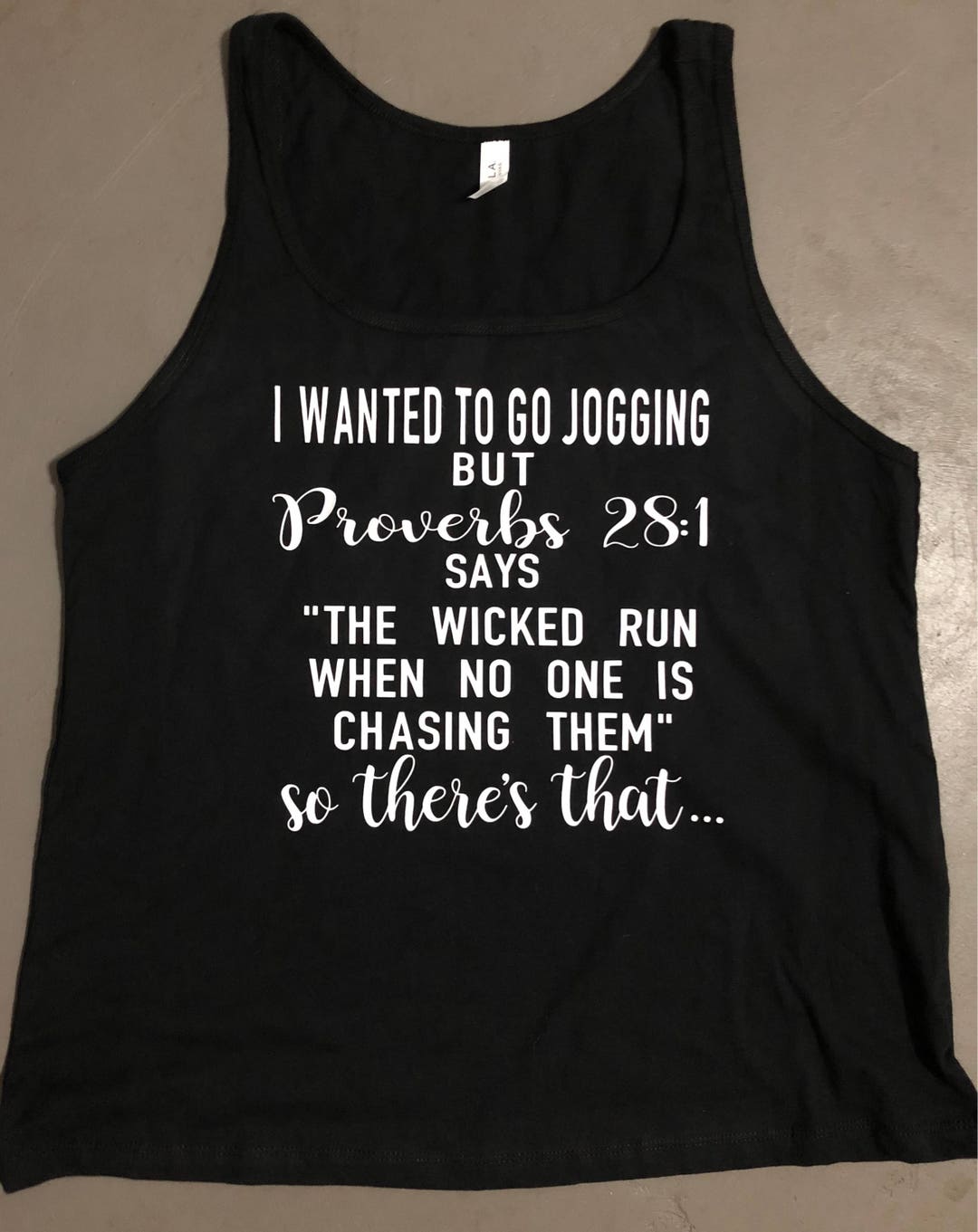 I Wanted to Go Jogging but Proverbs 28:1 Says the Wicked Run When No ...