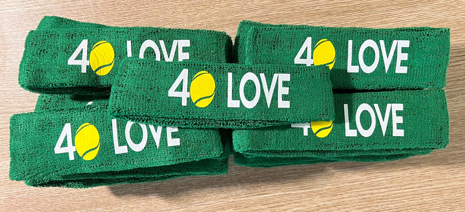 Bundle of Customizable Head Sweatbands Come in Many Colors Absorbent ...