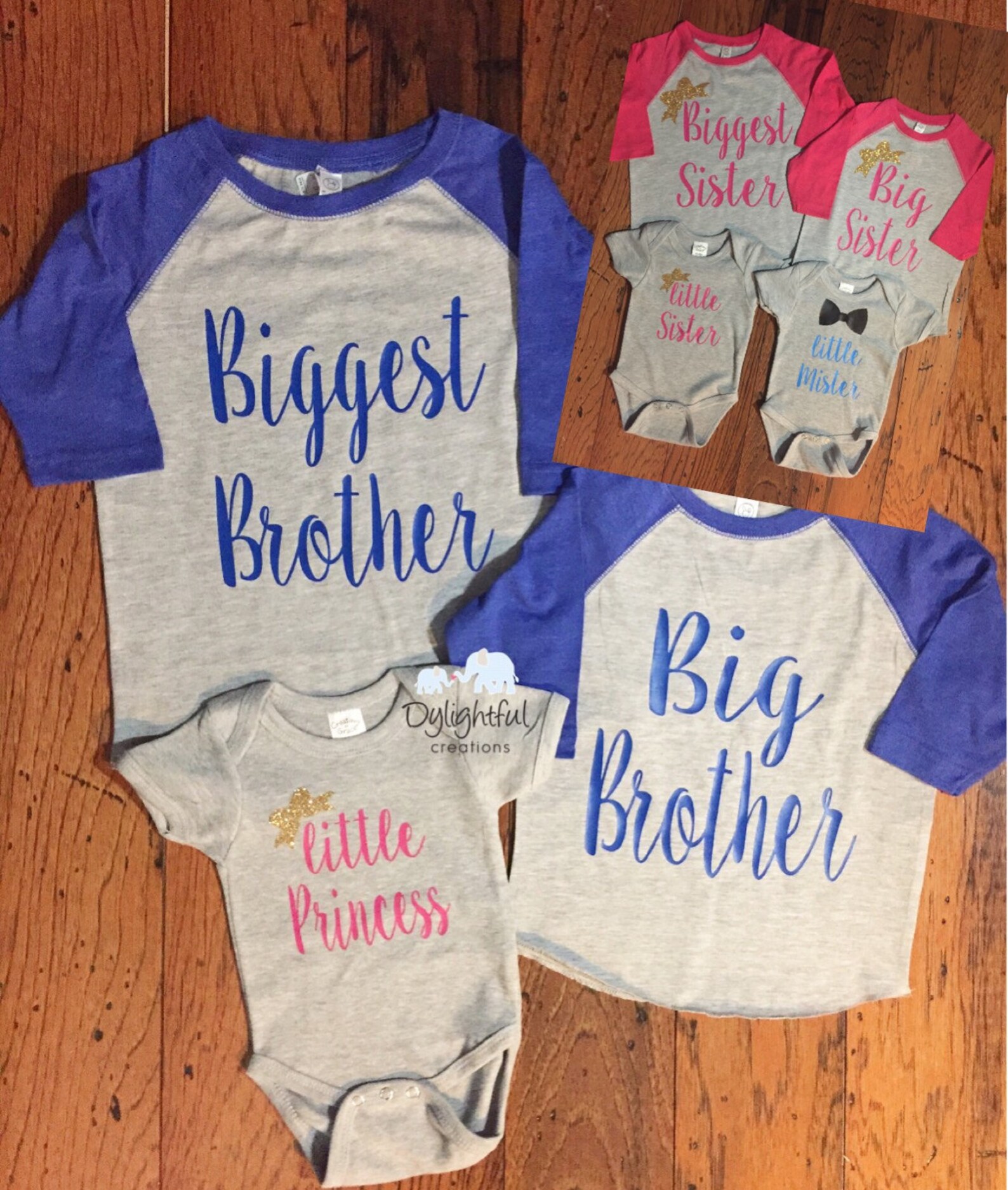 Biggest Brother Sister Big Brother Sister Little Princess | Etsy