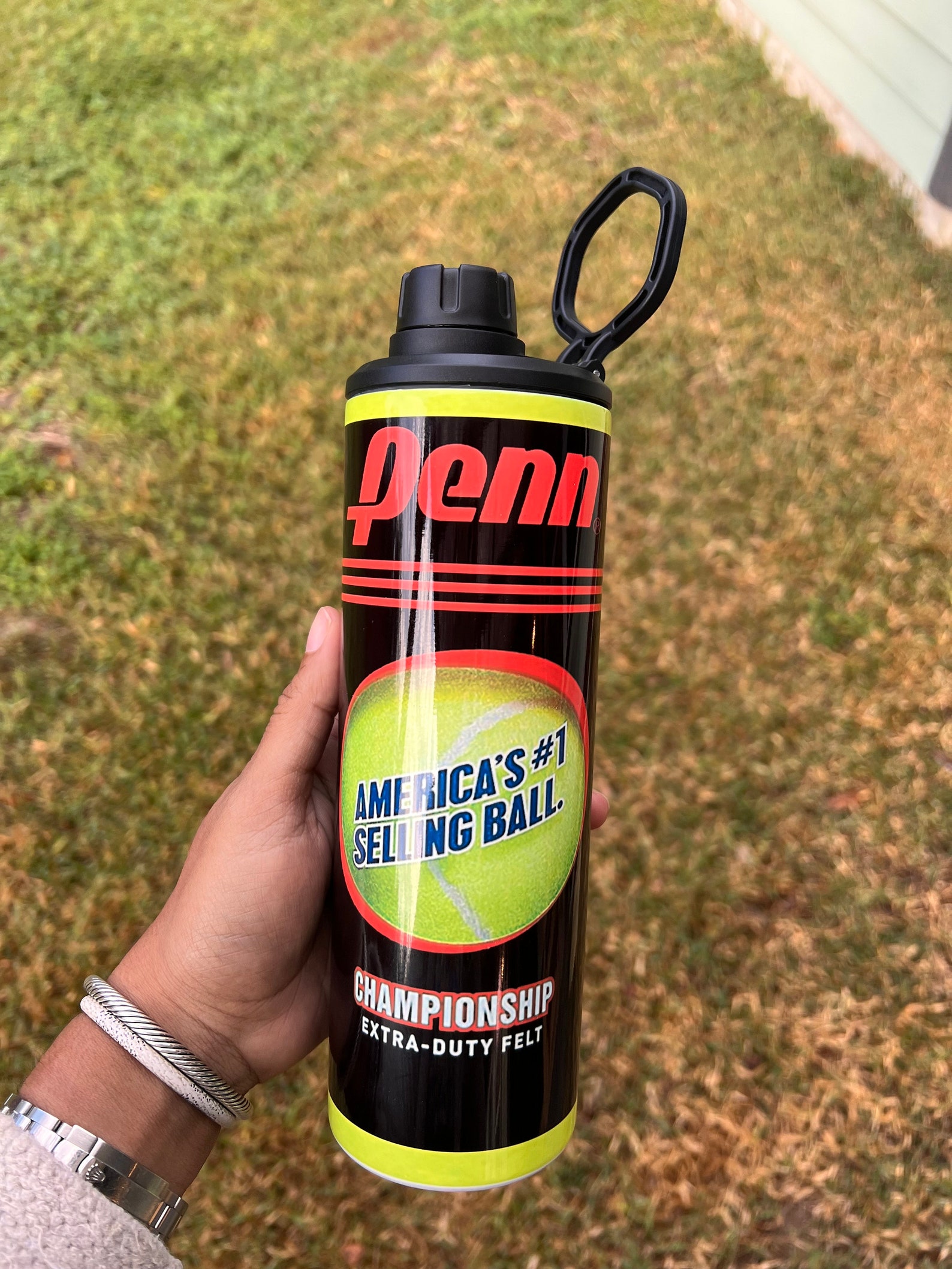 Tennis Ball Can Tennis Player Tennis Team 20 Oz Tumbler Looks Like Can ...