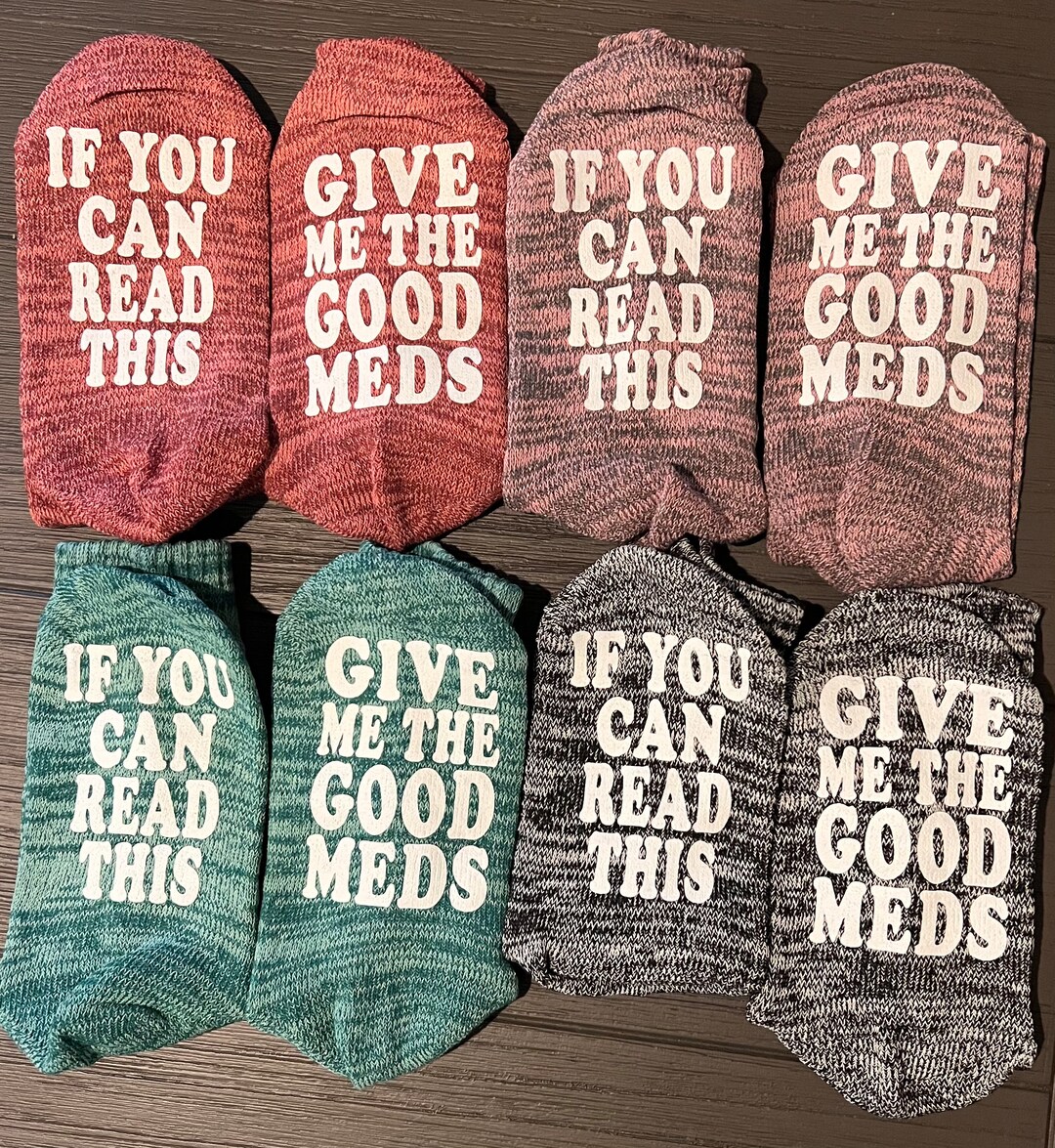 Hospital Surgery Labor and Delivery Socks Funny Labor Socks Give Me the ...