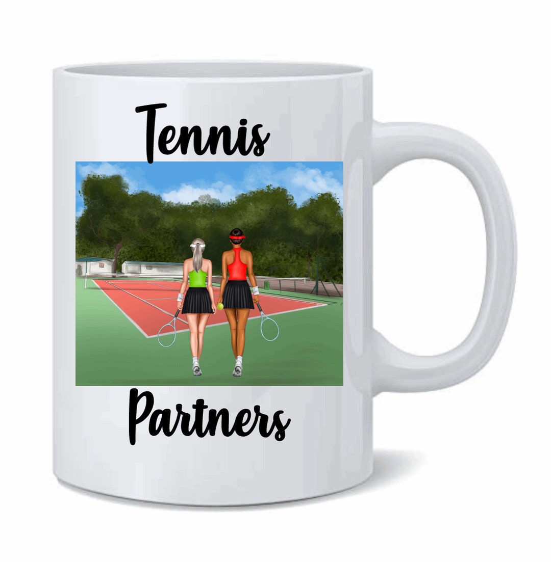 Tennis Partners Tennis Doubles Girl Can Be Customized Lots of Options ...