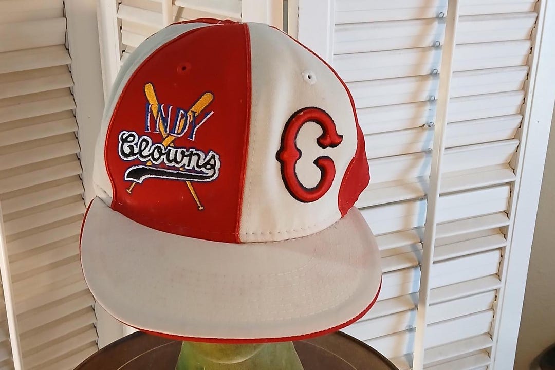 Vintage 90s Indy Clowns Negro League Baseball Cap / Wool / 7 5/8 / RARE ...