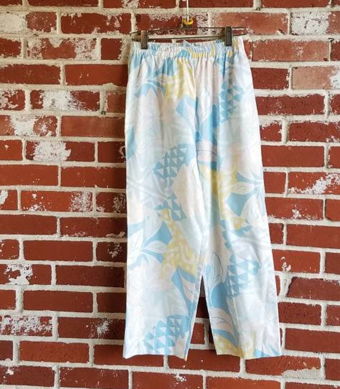 Vintage 80s Keyhole Top Clam Diggers SET Fun Saved by the Bell - Etsy