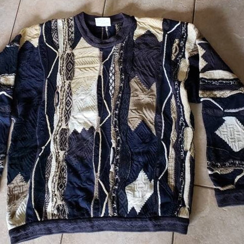 Coogi Sweater - Etsy