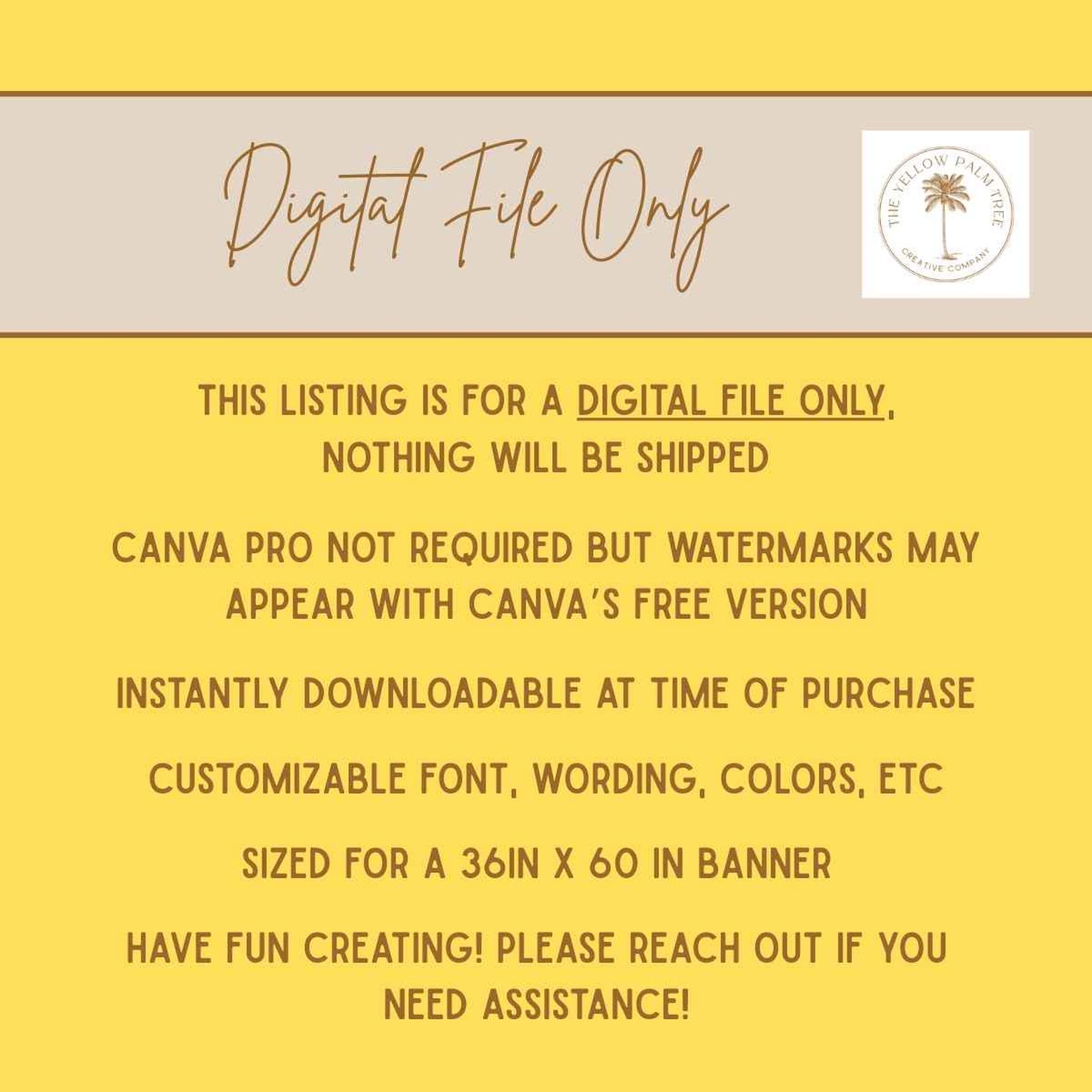 Double Digits Era Preppy Birthday Banner Template / Customizable Canva ...
