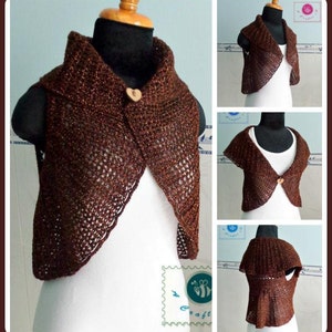 Sleeved Circle Vest Pdf Crochet Pattern ( Size 2XS - 2XL ) - Etsy
