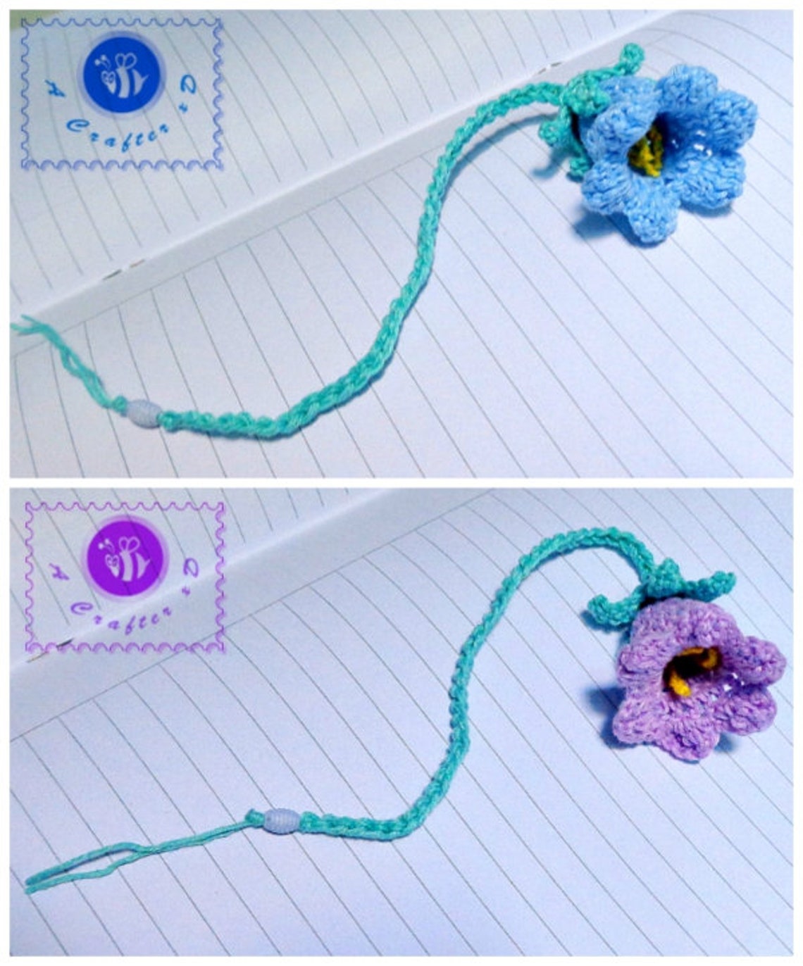 Blue Bellflower Pdf Crochet Pattern | Etsy