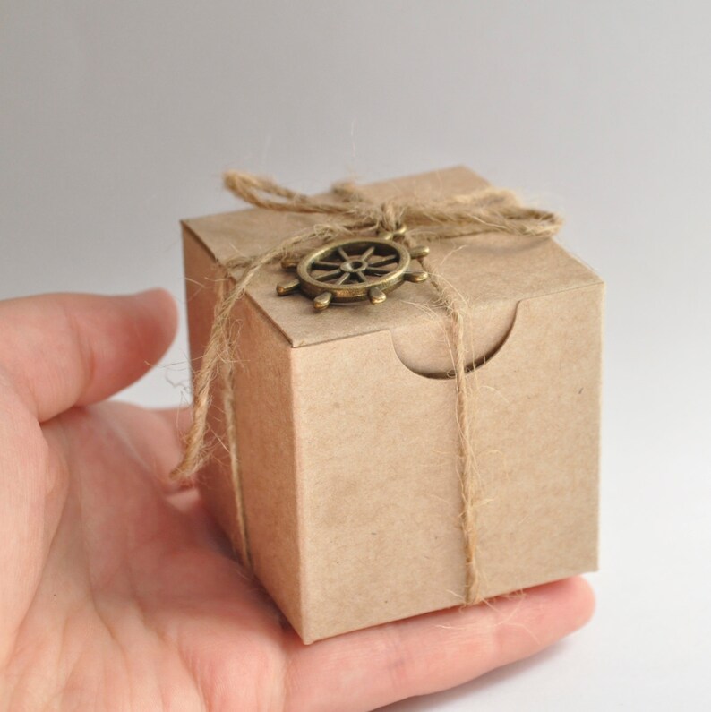 Kraft Wedding Favor Boxes DIY Wedding Favor Small Favor Box - Etsy