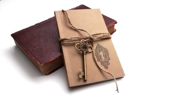 Lock and Key Notebook Graduation Gift Diary Small Notebook | Etsy Canada