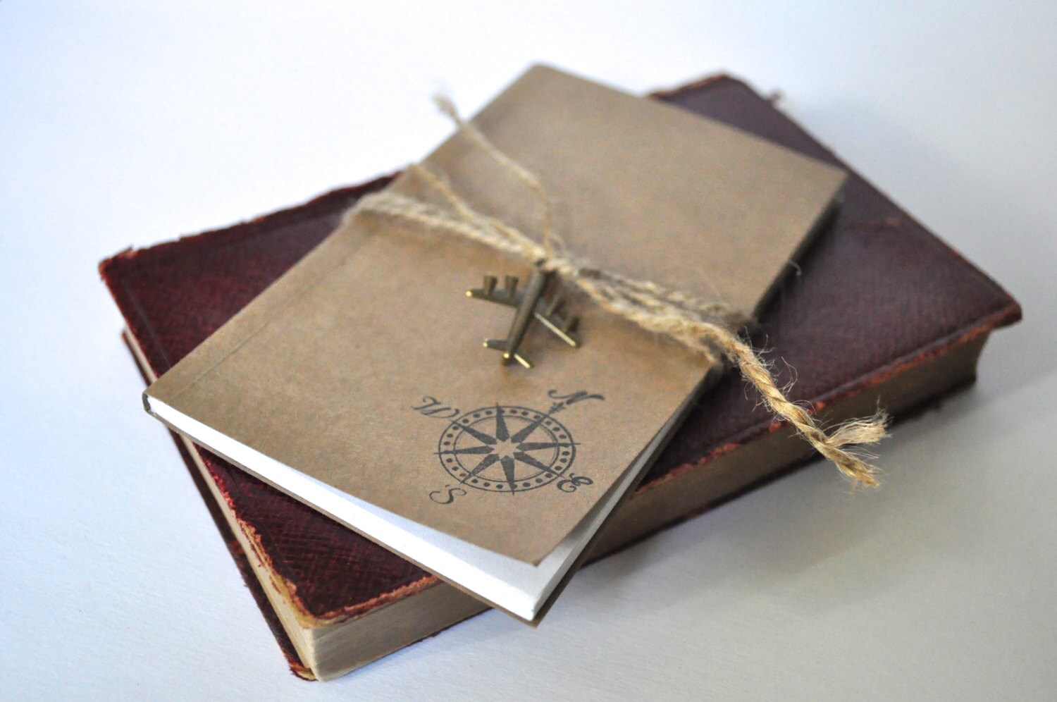 Travel Notebook Compass Notebook Stocking Stuffer Mini - Etsy