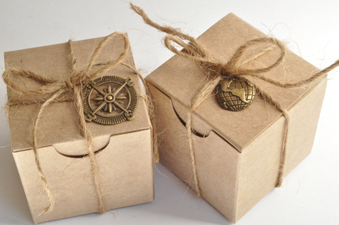 Party Favors, Travel Theme, Small Favor Box, Favours, Kraft Box, Party ...