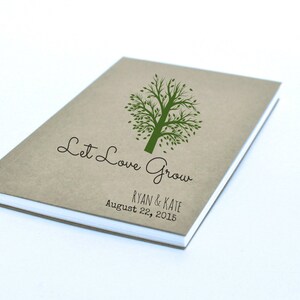 10 Custom Notebooks for Wedding Favors, Unique Wedding Favors, Custom ...