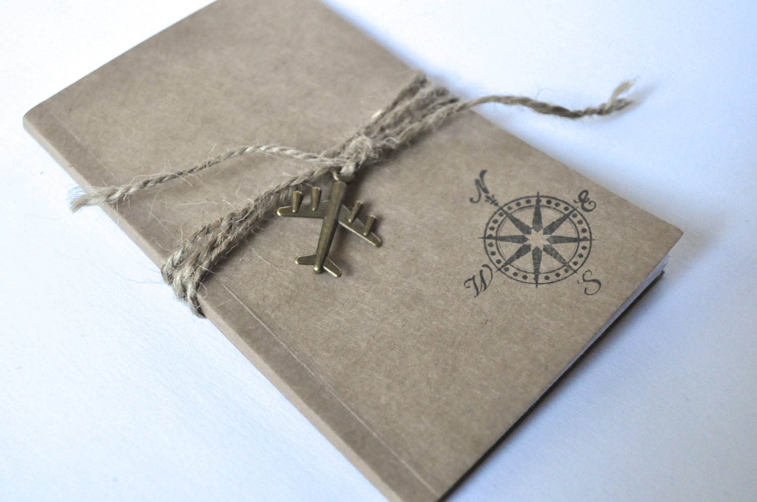 Travel Notebook Compass Notebook Stocking Stuffer Mini - Etsy