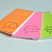 3 Neon Sketchbooks Small Notebooks Pocketbooks Mini Journal - Etsy