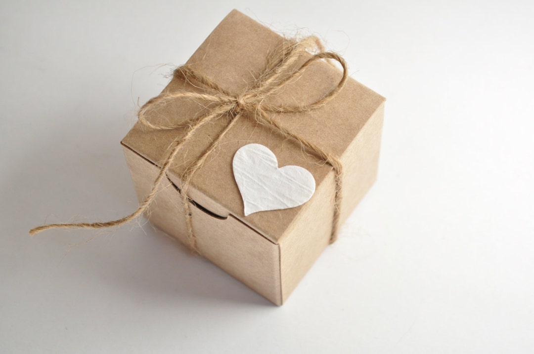 Rustic Wedding, Favor Boxes, 100 Boxes, Kraft Favours, Small Gift Box ...