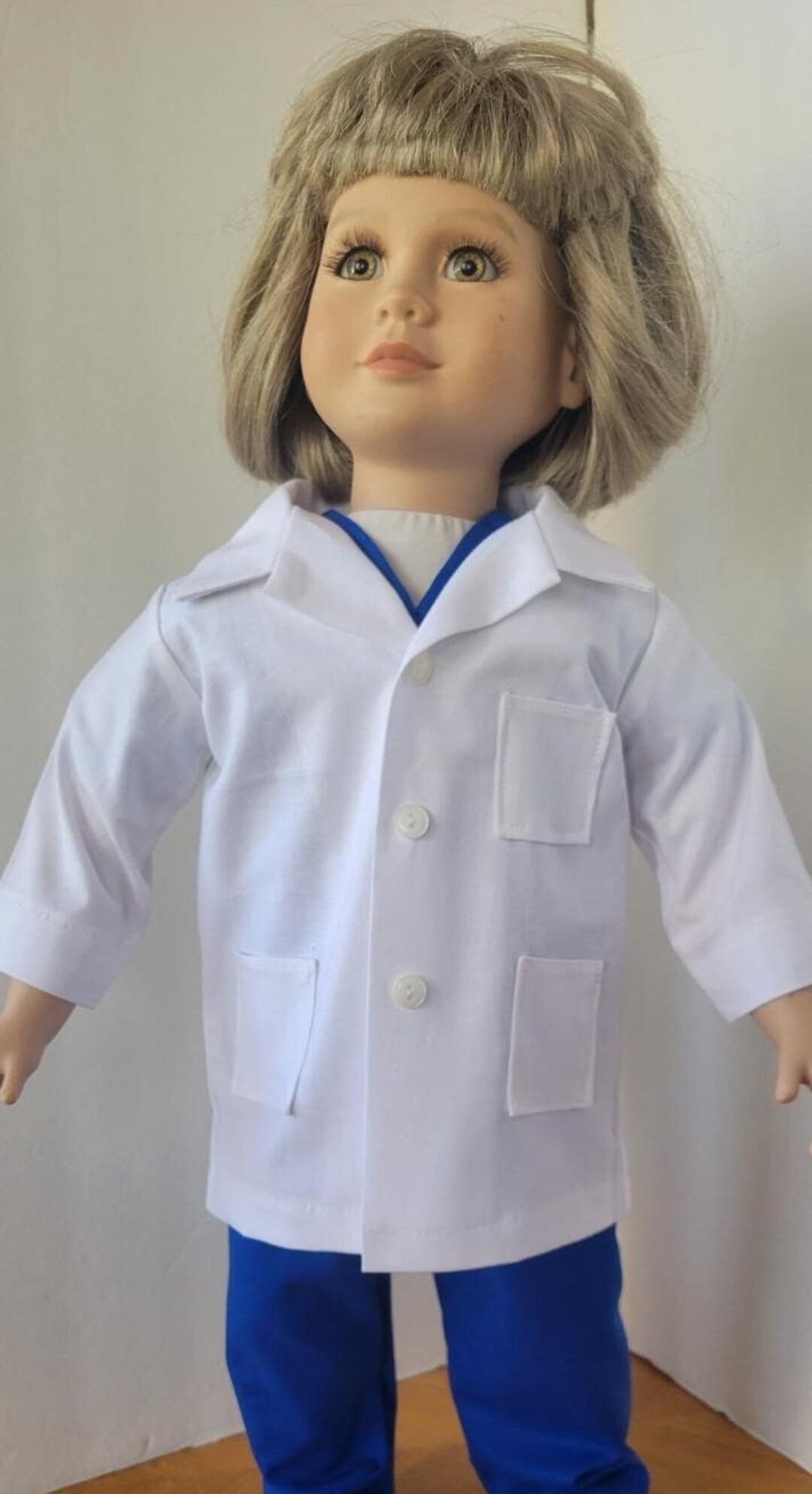 Handmade Doctor, Medical, Vet, Scientist Lab Coat With Pockets ...