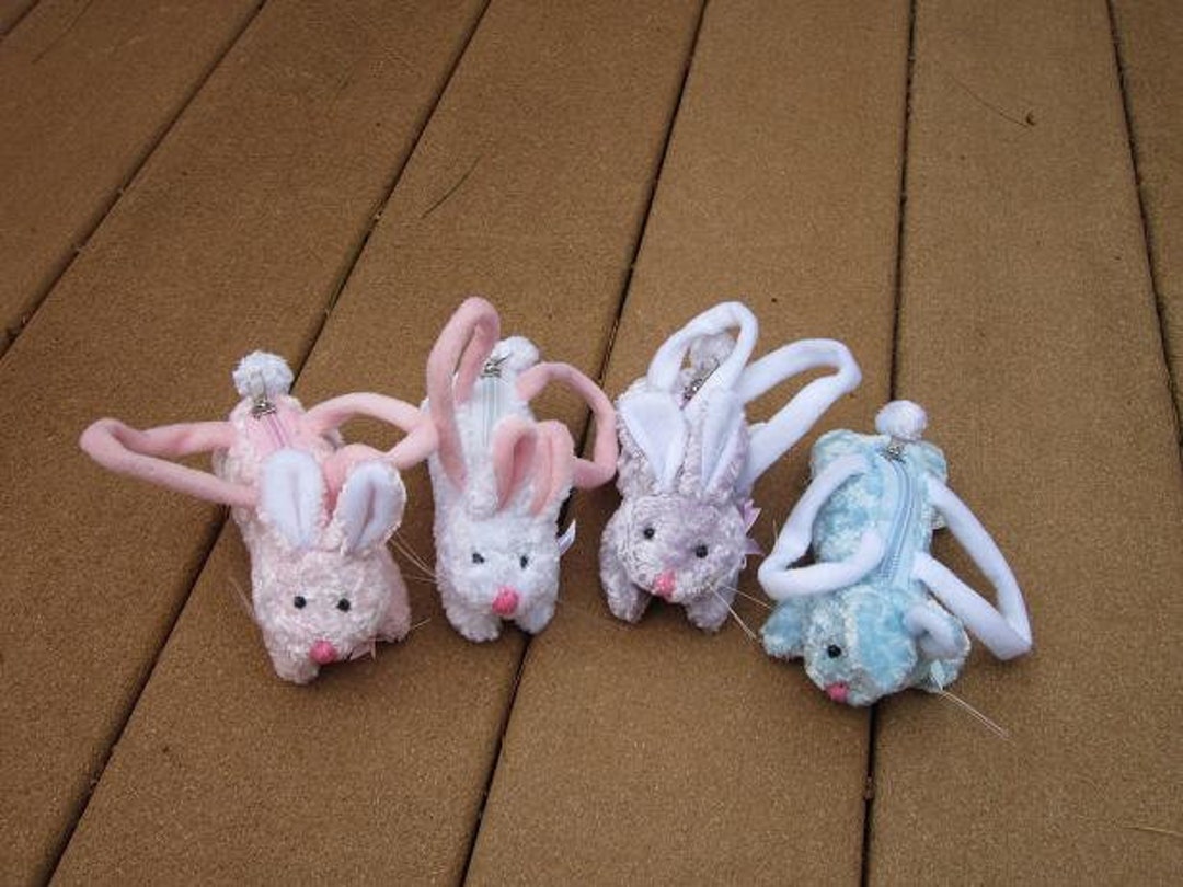 Fluffy, Furry, Cute Bunny Purses - Choose Your Color - Made to Fit ...