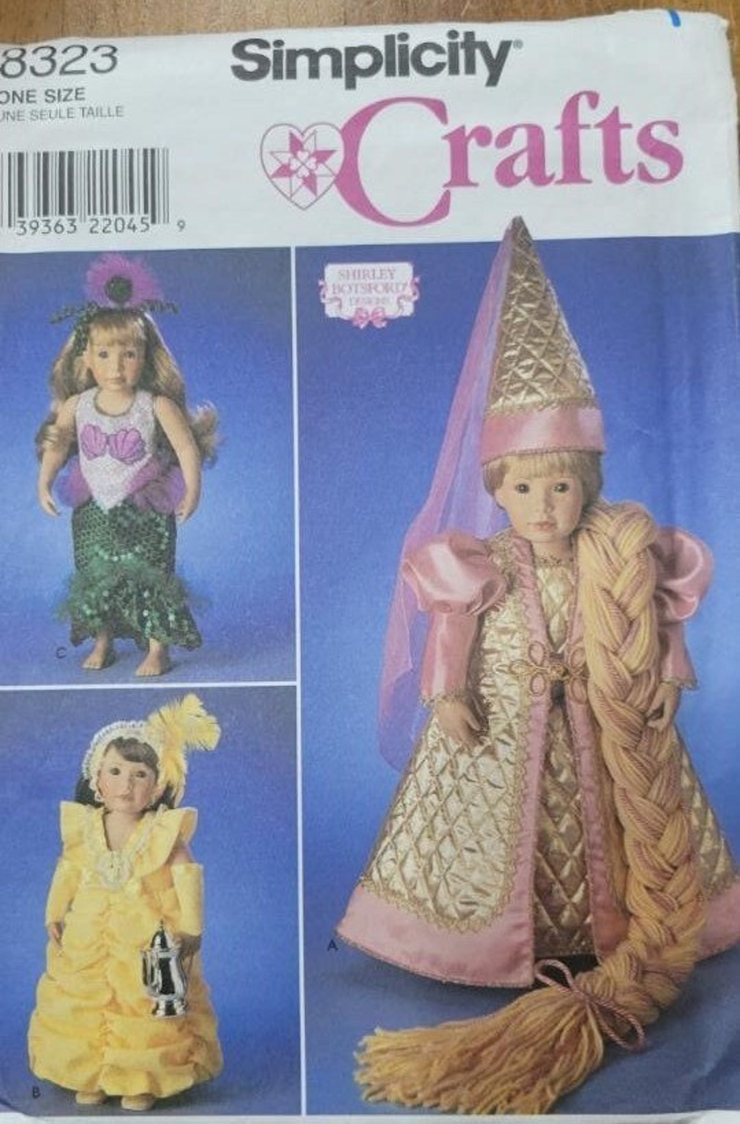 18" Doll Clothes Pattern Simplicity 8323 - New, Uncut - American Girl ...