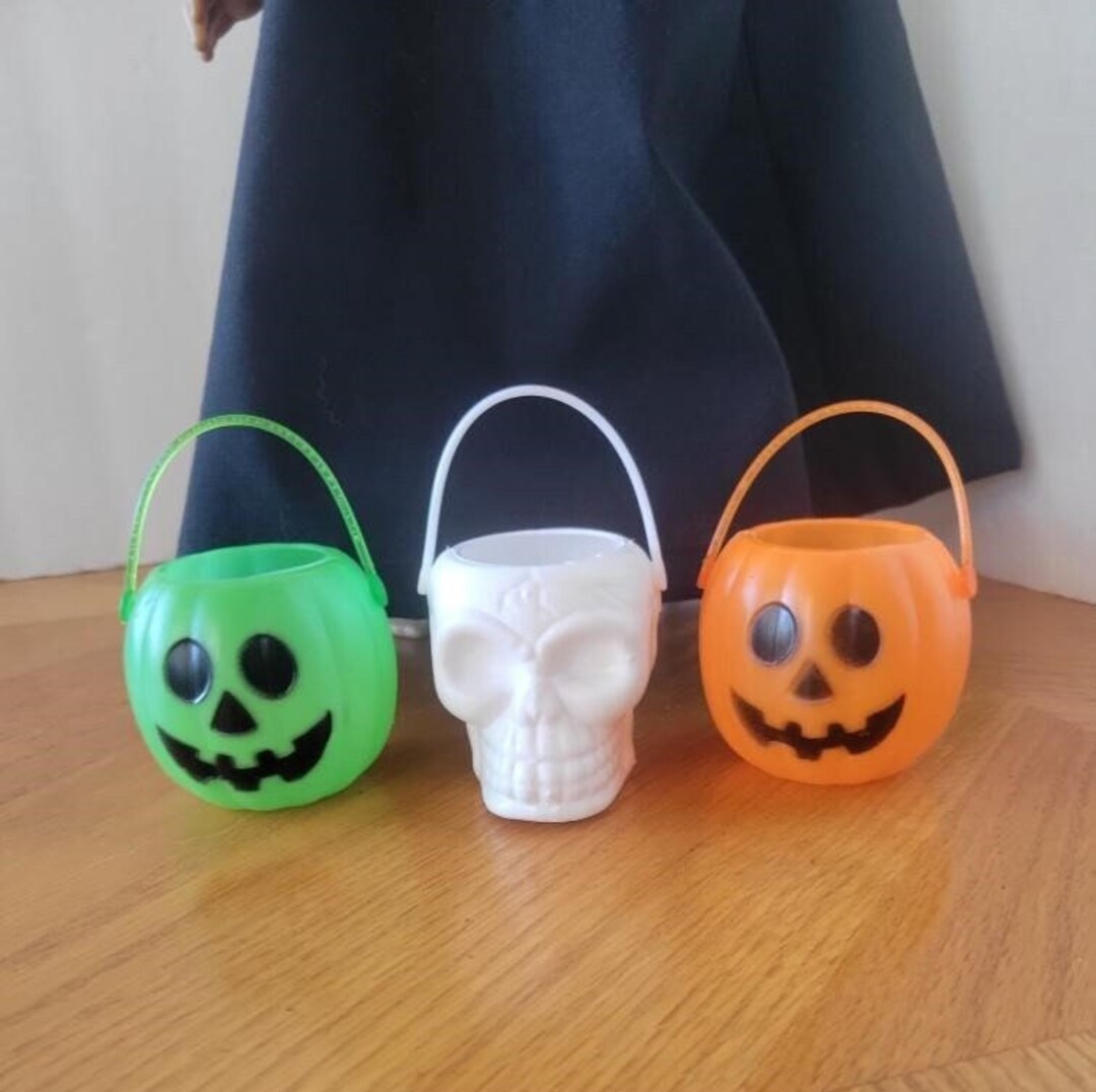 Halloween Trick-or-treat Candy Buckets Pails Choose Pumpkin - Etsy