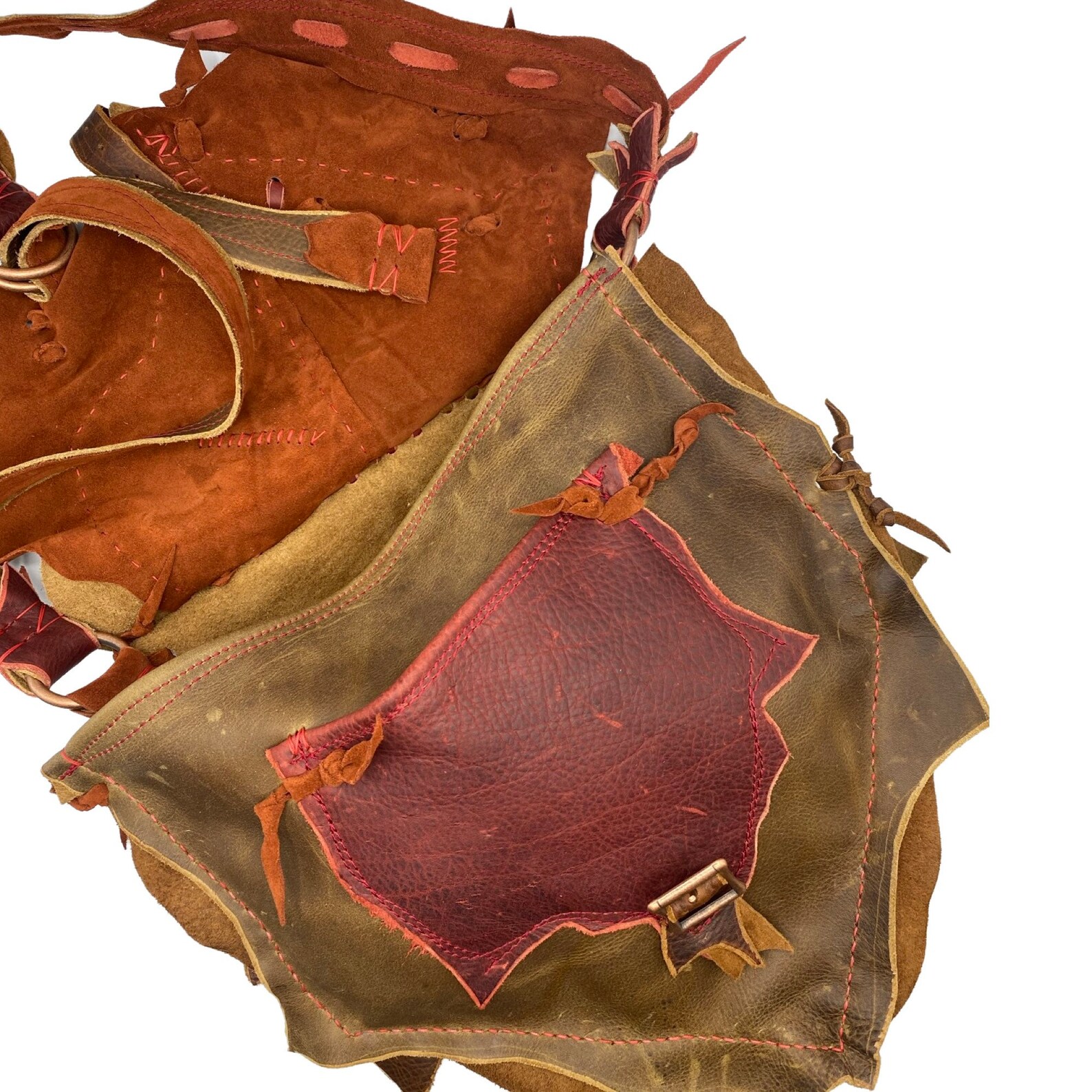 Handmade Leather Bag Leather Leaf Bag Urialmagic Leaf Purse - Etsy