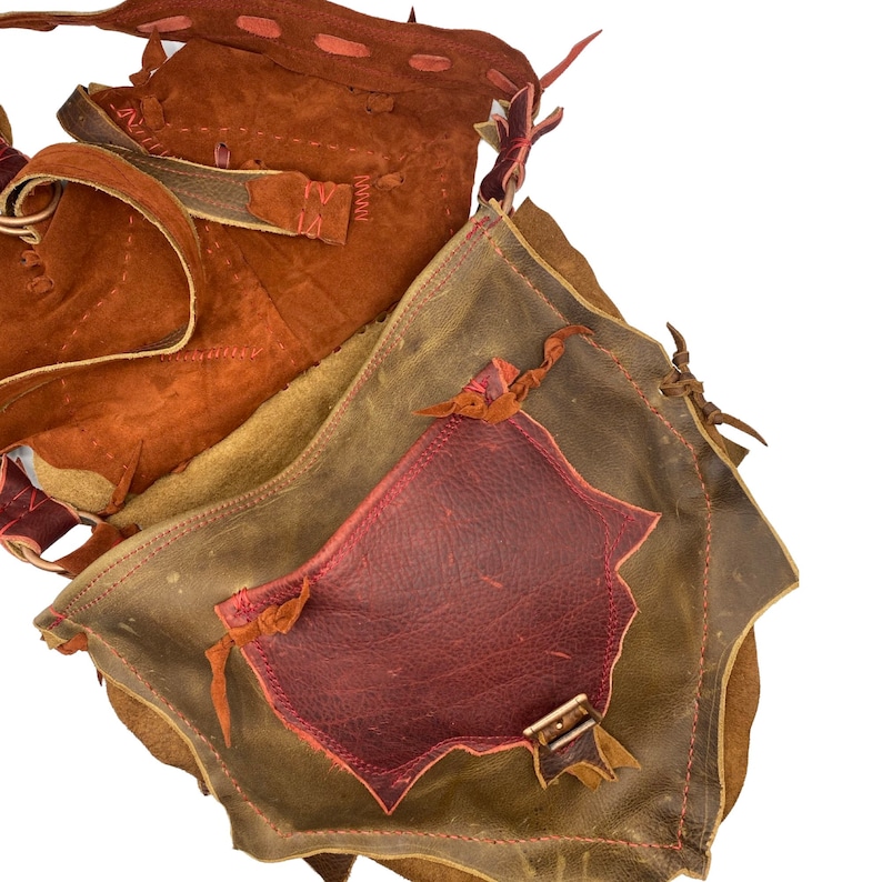 Handmade Leather Bag Leather Leaf Bag Urialmagic Leaf Purse - Etsy