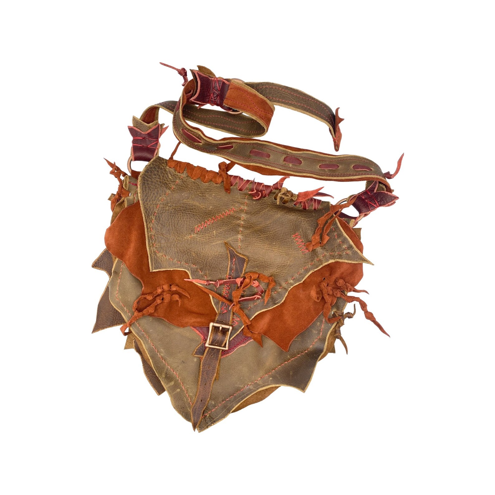 Handmade Leather Bag Leather Leaf Bag Urialmagic Leaf Purse - Etsy