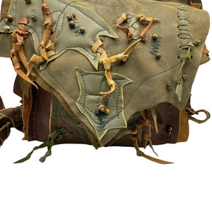 Forager Backpack, Leather Hiking Backpack, Handmade Leather Backpack ...