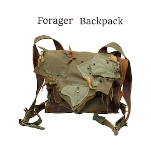 Forager Backpack Leather Hiking Backpack Handmade Leather - Etsy