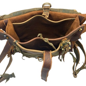 Forager Backpack Leather Hiking Backpack Handmade Leather - Etsy