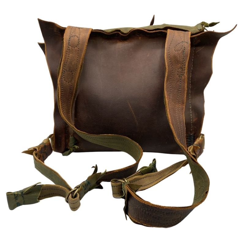 Forager Backpack Leather Hiking Backpack Handmade Leather - Etsy