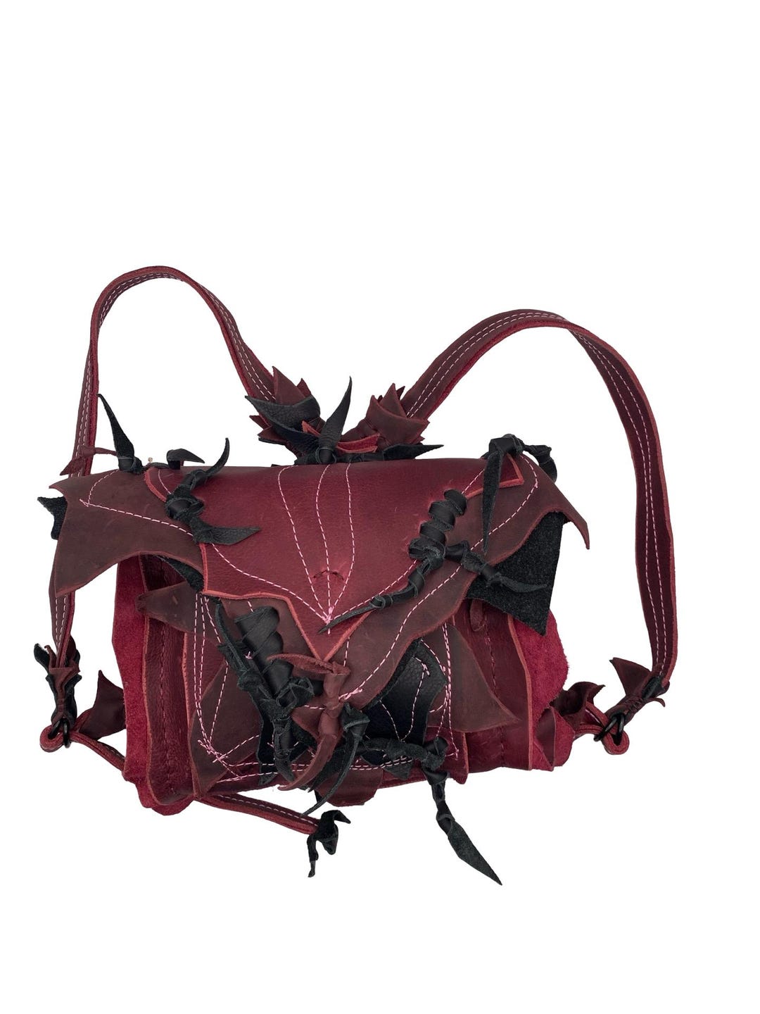 Mini Backpack Purse, Handmade Leather Backpack, Fairy Backpack, Small ...