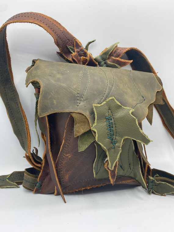 Small Leather Backpack Purse Handmade Leather Bag Leather - Etsy