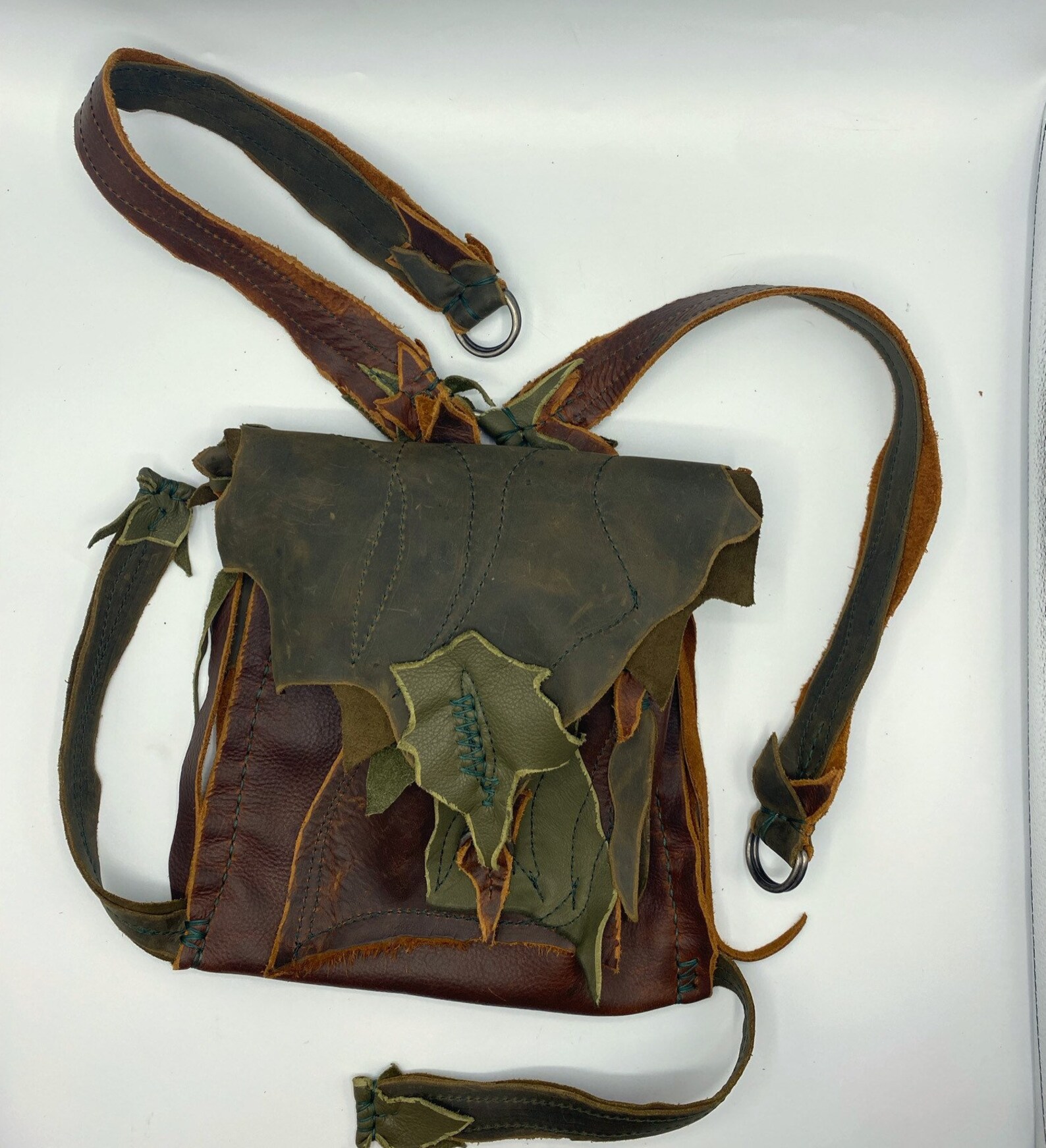 Small Leather Backpack Purse Handmade Leather Bag Leather - Etsy