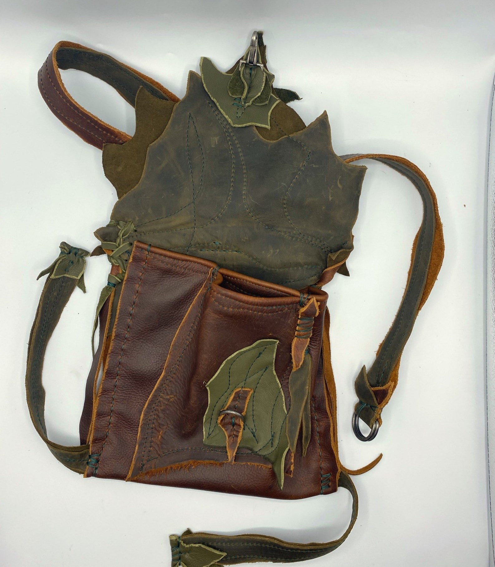 Small Leather Backpack Purse Handmade Leather Bag Leather - Etsy