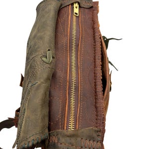 Handmade Leather Backpack: Oak Leaf & Acorn Design - Etsy