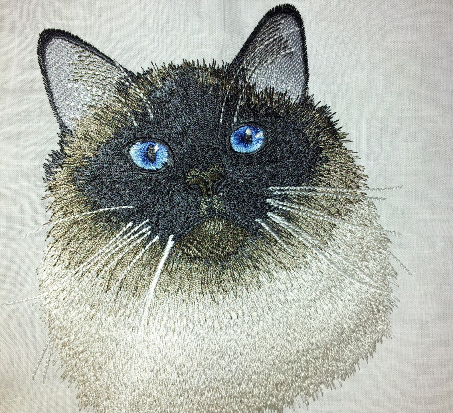 Himalayan Cat Embroidery Design. Design for Embroidery - Etsy