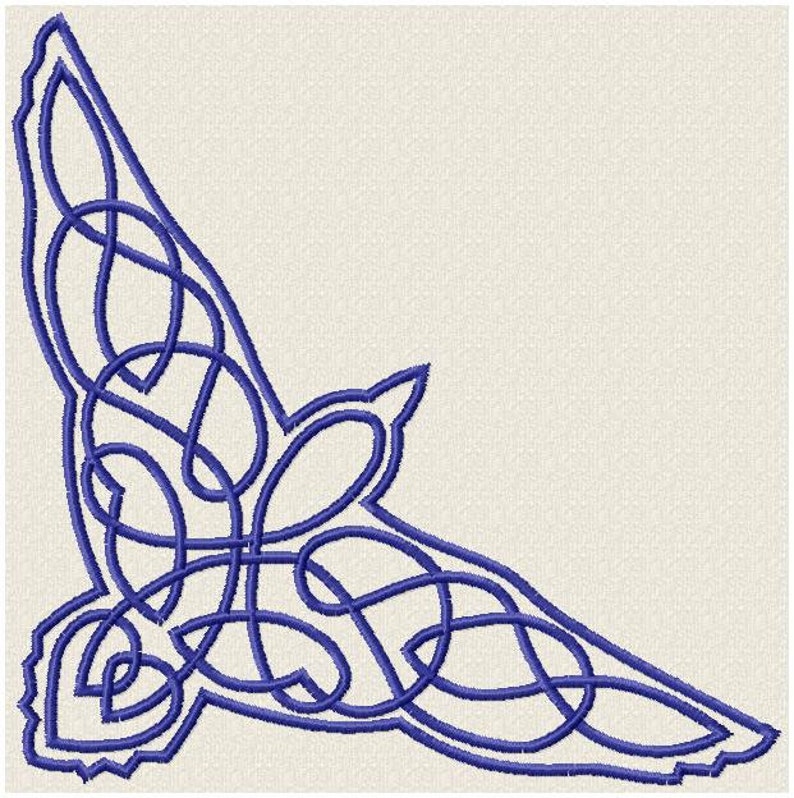 Celtic Raven. Design for Embroidery Machine. 2'' - Etsy