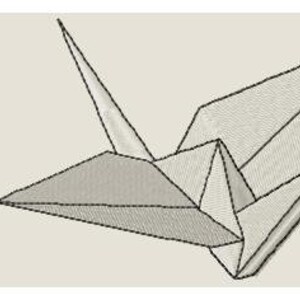 Japanese Paper Crane Embroidery Design, Origami Art (digital Download ...