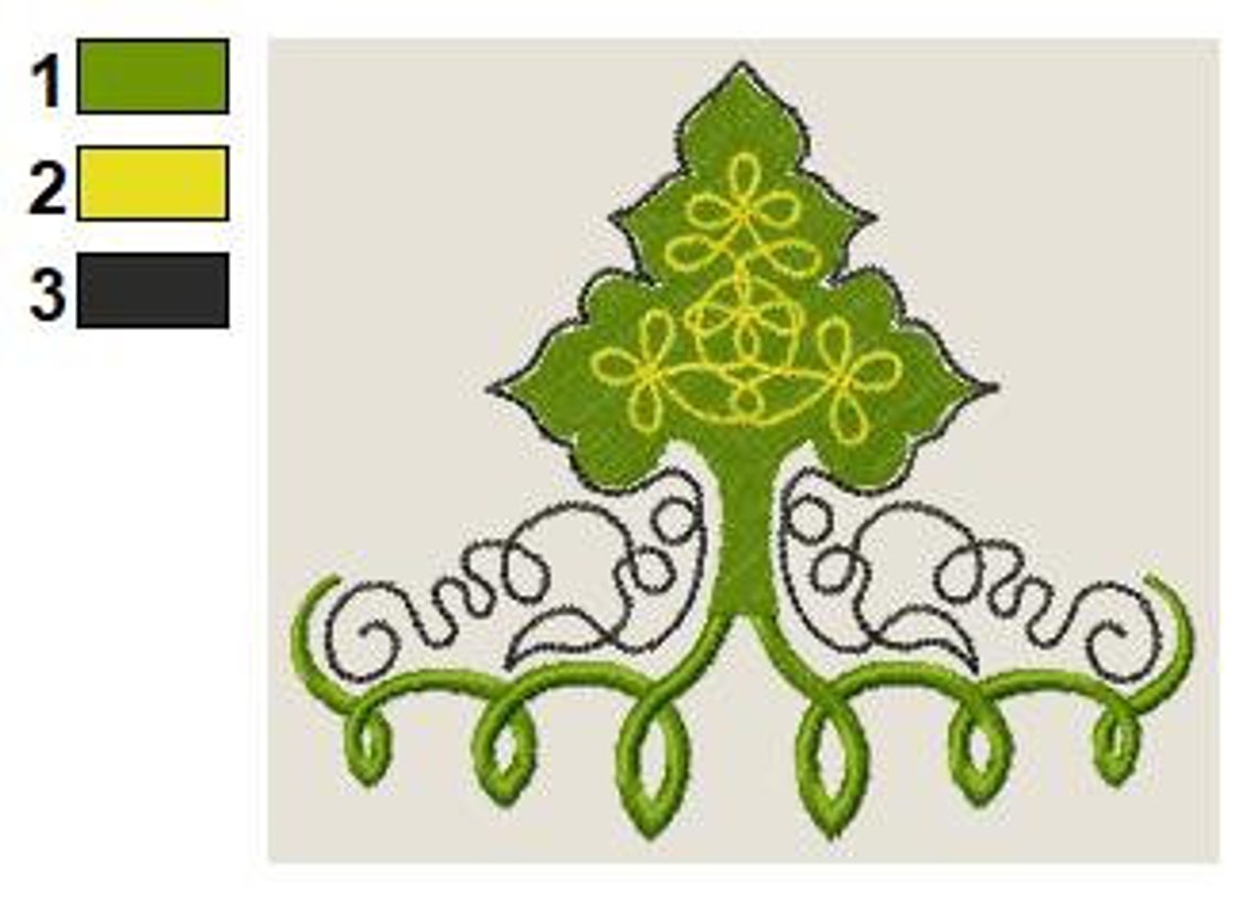 Celtic Tree. 5.09/4.4 Design for Embroidery | Etsy