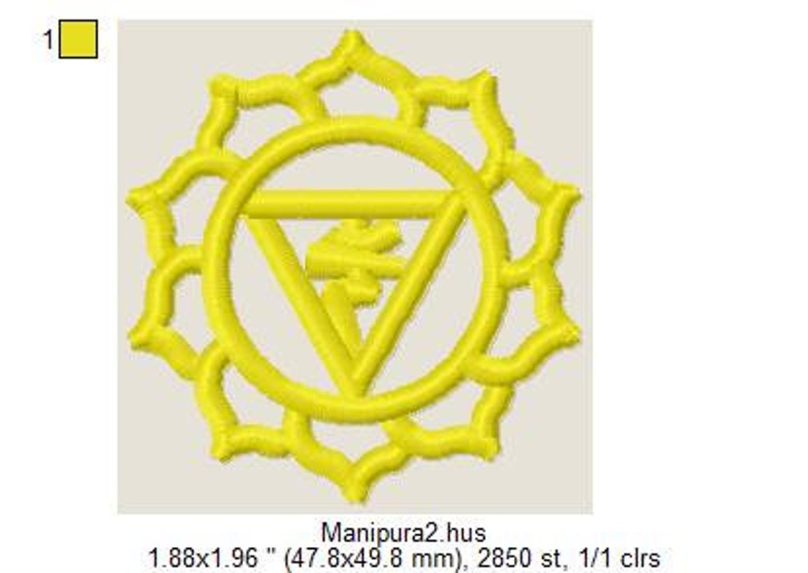 Chakras. Set of 7 Embroidery Designs. the Size is - Etsy