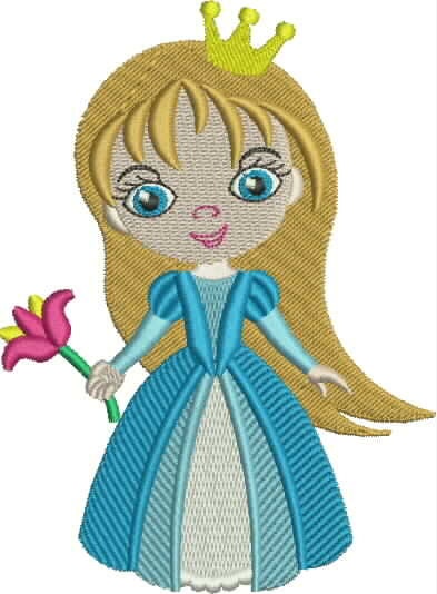 Little Princess. Design for Embroidery Machine. 4 and 6 Inch. | Etsy