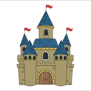 Medieval Castle. Embroidery Design for Embroidery Machine. 5.4"x7.8 ...