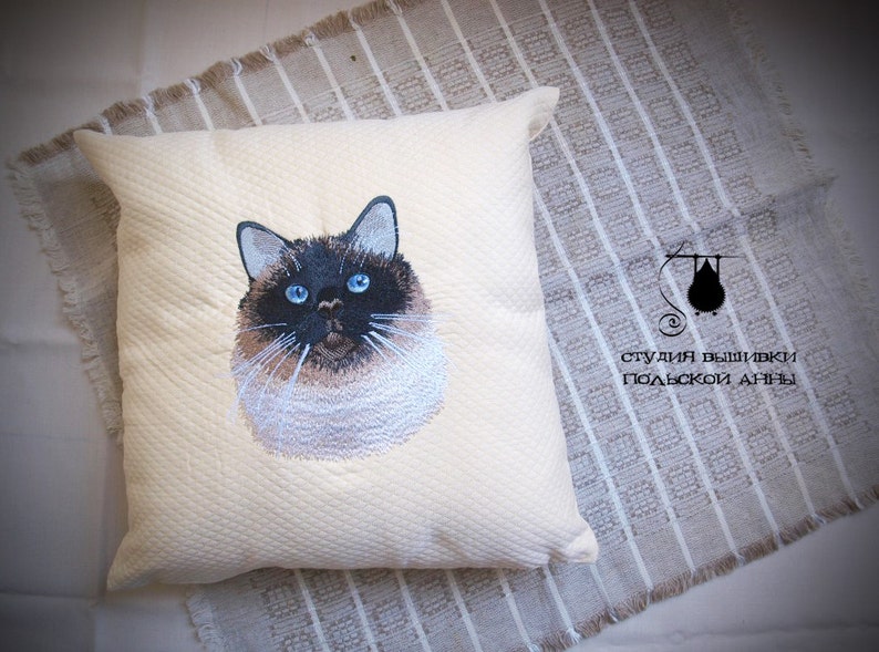 Himalayan Cat Embroidery Design. Design for Embroidery - Etsy