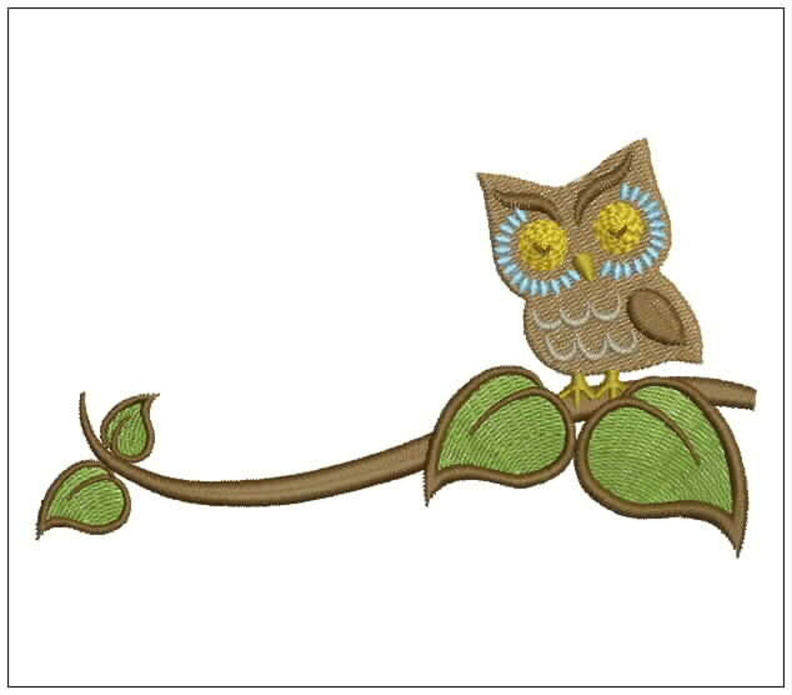 Owl Embroidery Design. Design for Embroidery Machine. - Etsy