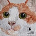 Ginger Cat Embroidery Design. Design for Embroidery Machine. 4.3"/5.1 ...