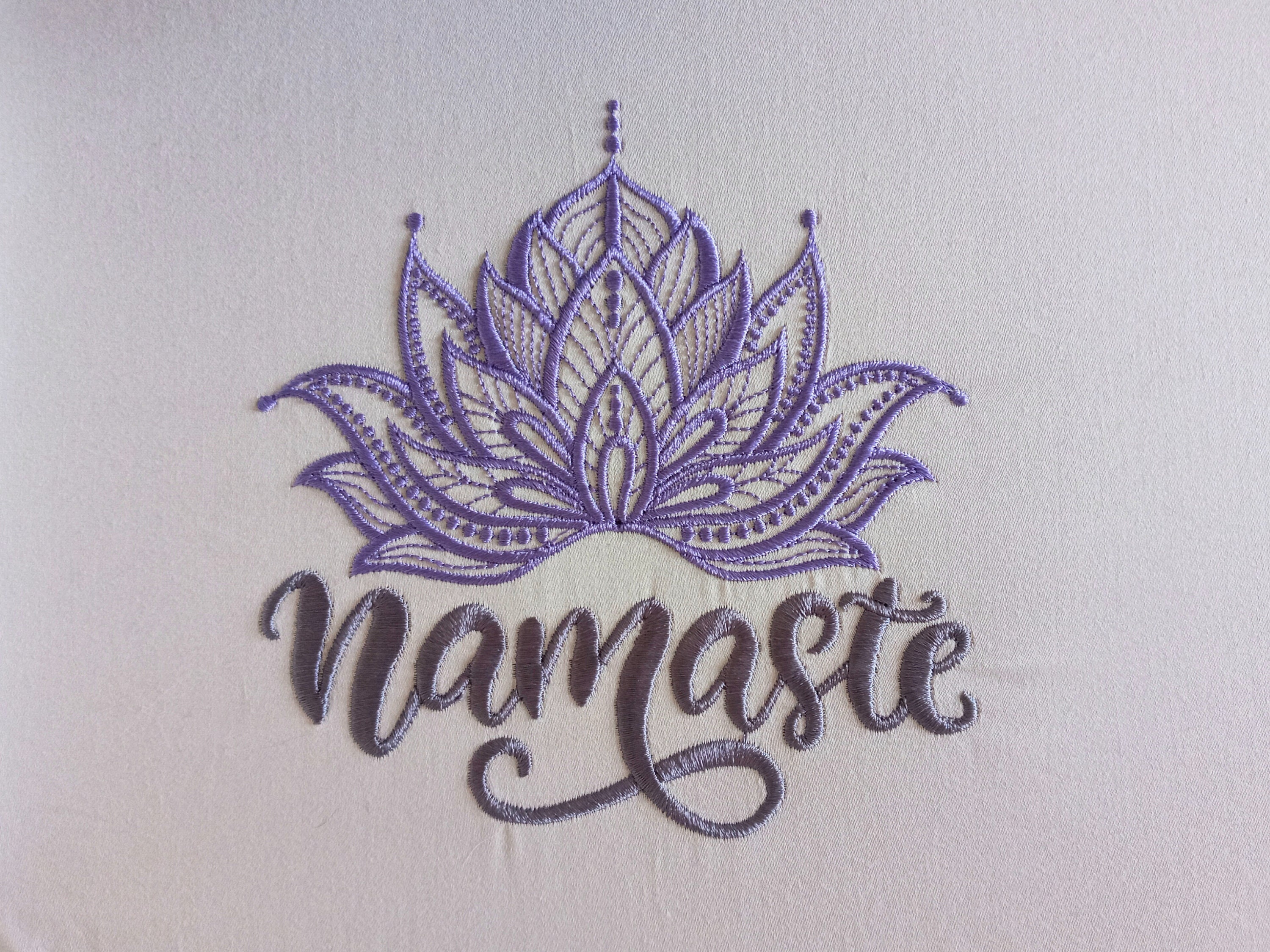 Namaste Embroidery Design for 6'' Hoop. Design for - Etsy