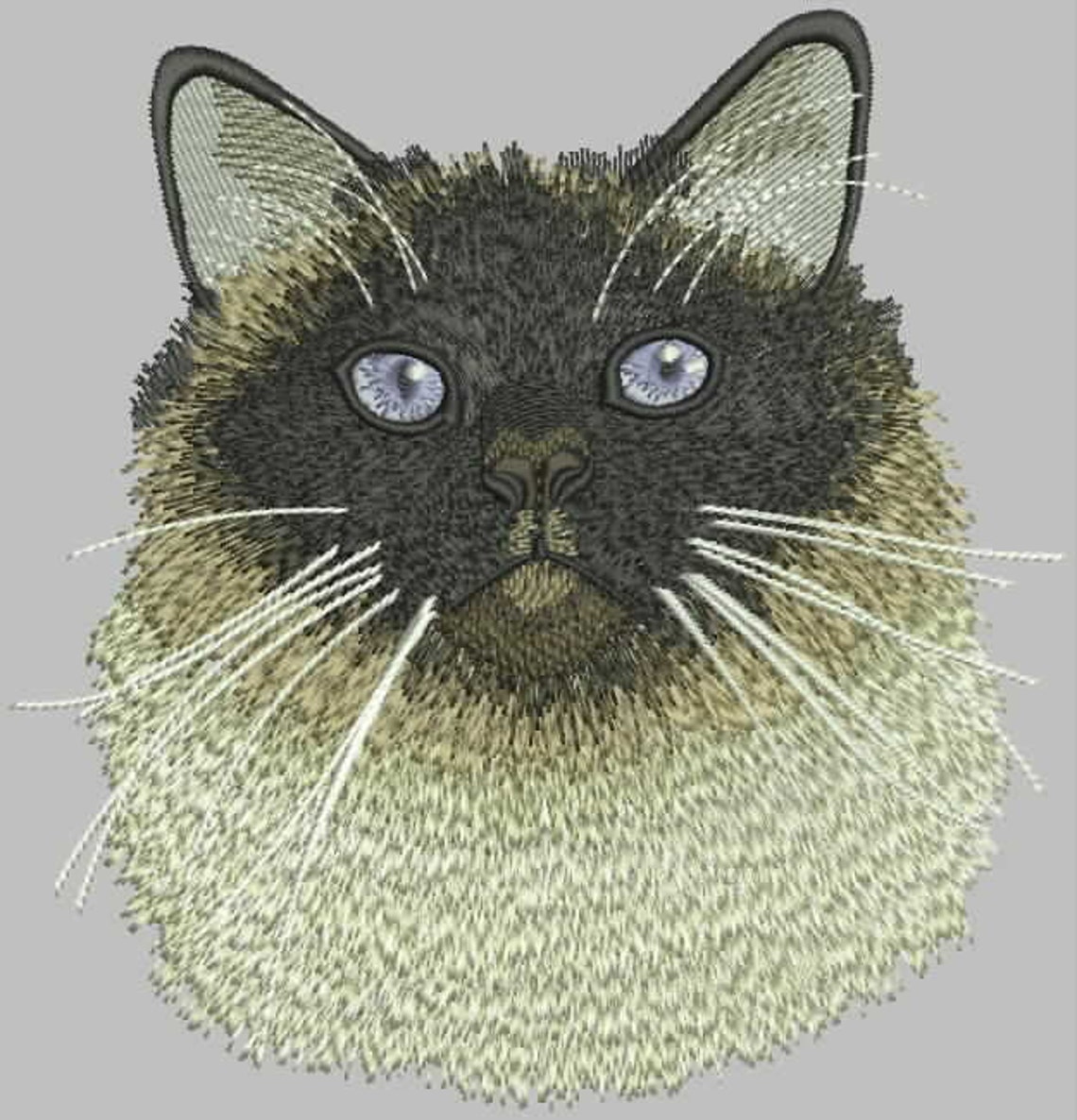 Himalayan Cat Embroidery Design. Design for Embroidery - Etsy