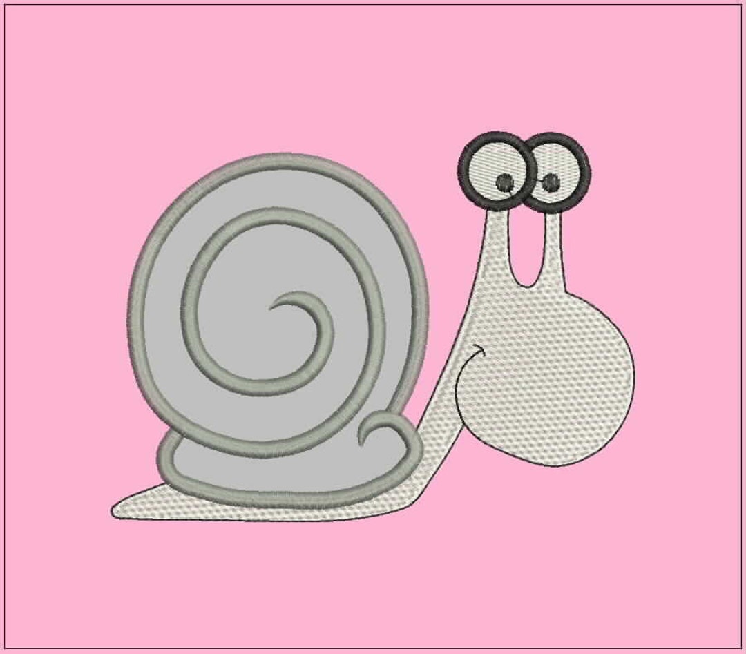 Snail. Design for Embroidery Machine. Applique. Embroidery Design ...